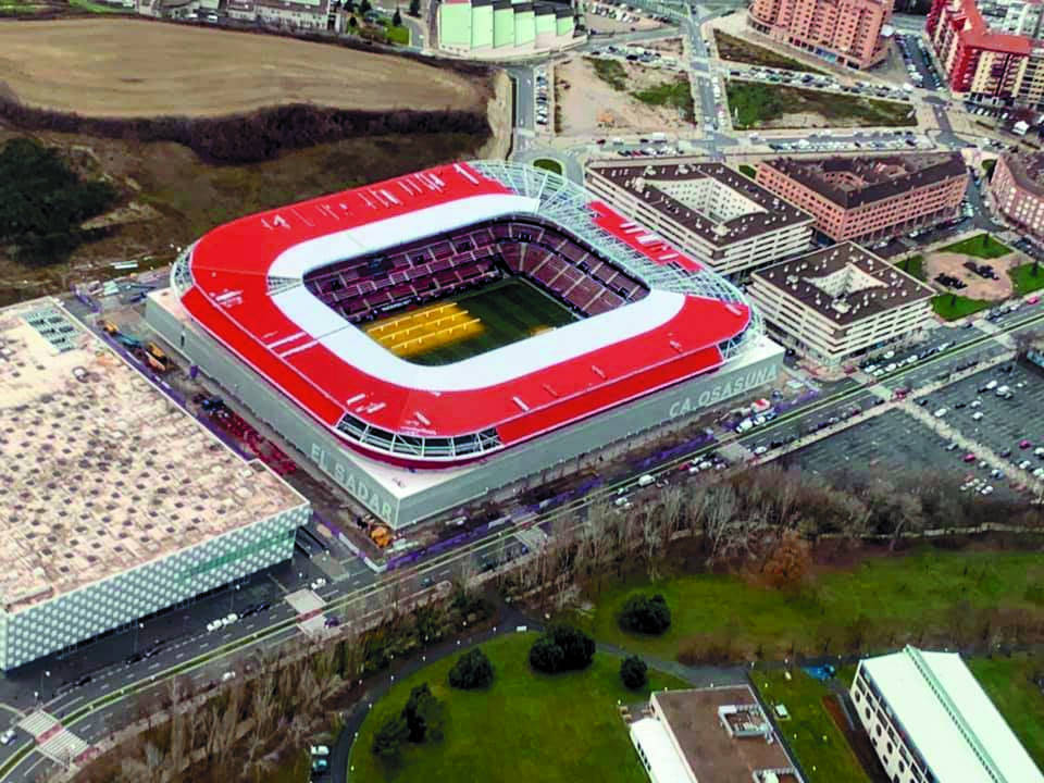 La obra de El Sadar se espera que esté terminada en enero | Noticias de ...